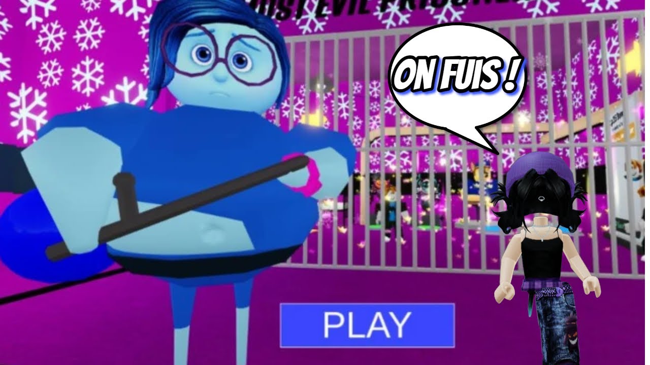 On FUIS de la POLICIÈRE TRISTESSE de VICE-VERSA! (Roblox) - YouTube