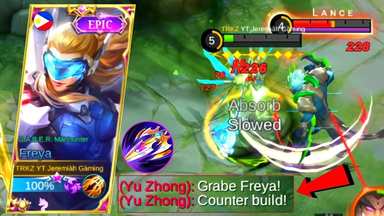 NEW BUILD!!😯 | BROKEN BUILD!! | FREYA TOP 1 GLOBAL | FREYA BEST BUILD ...