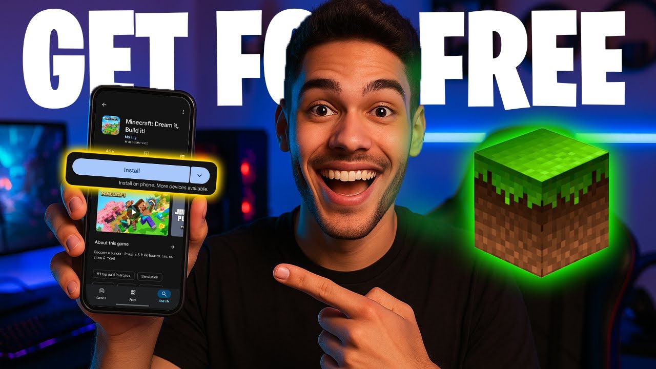 How To Download Minecraft For Free On Android - YouTube