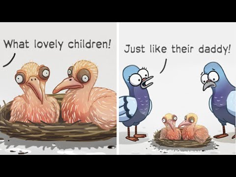 Absurd Yet Wholesome Comics By This Artist