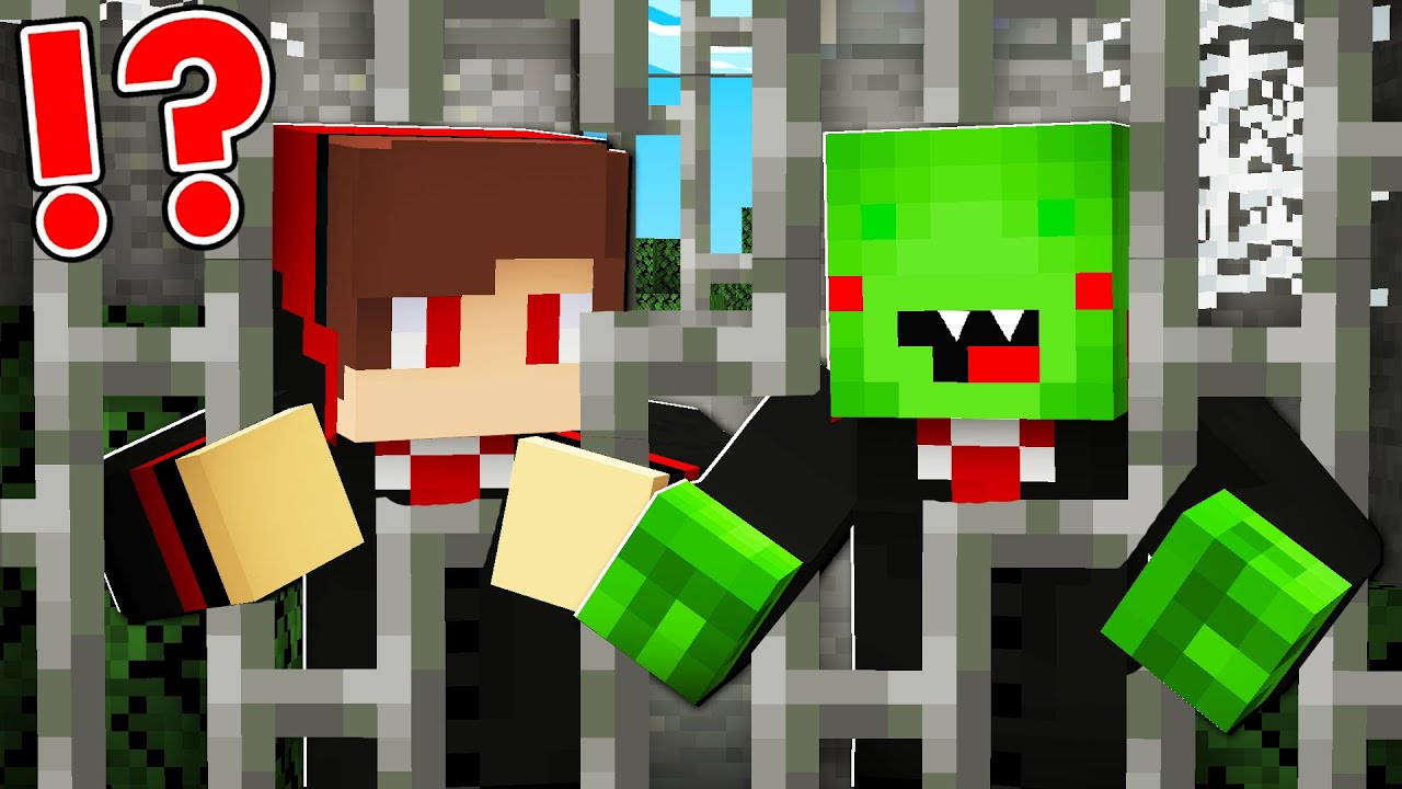HOW Mikey and JJ Became a VAMPIRE and PRISONERS for 100 days in Minecraft ? - Minecraft (Maizen ...