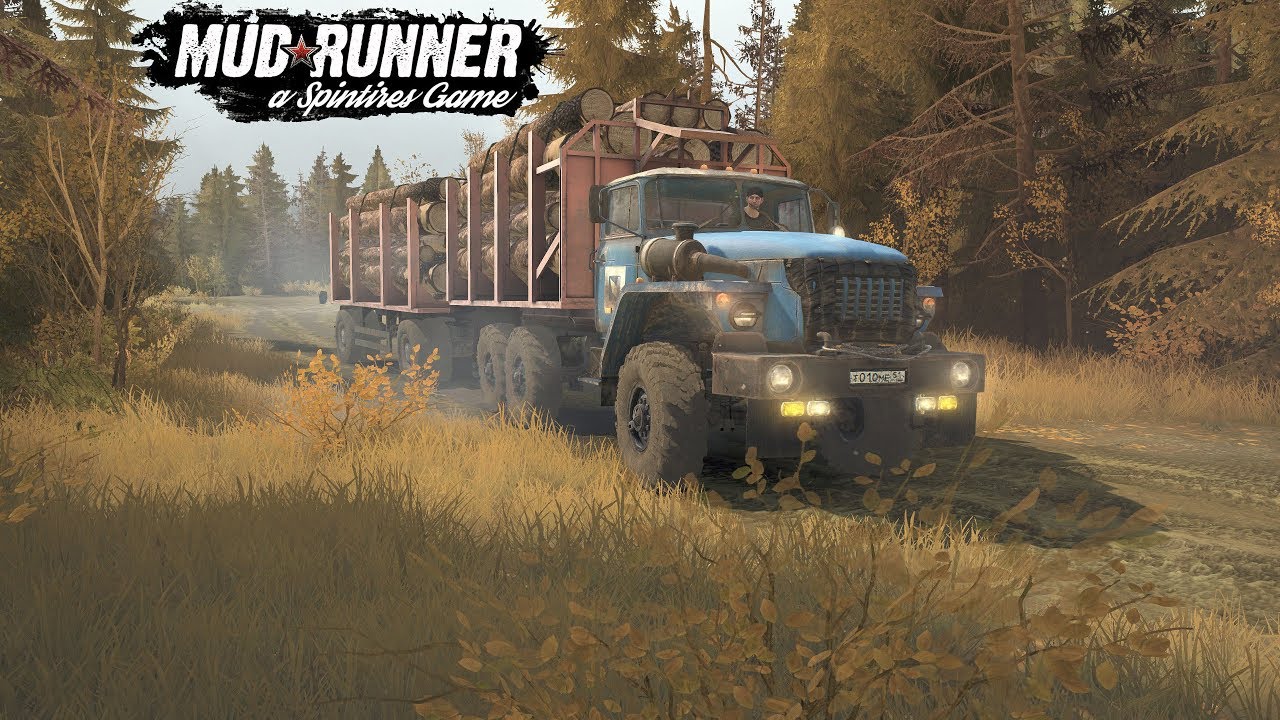 Spintires: MudRunner Урал 432010 Прохождение Одиночная игра Карта Переправа - YouTube