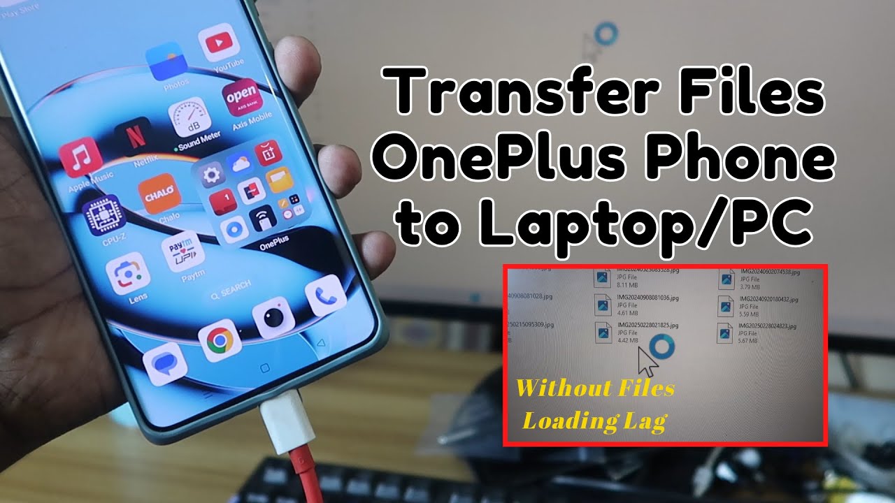 Without Lag How to transfer files from OnePlus Phone to PC, Laptop ...