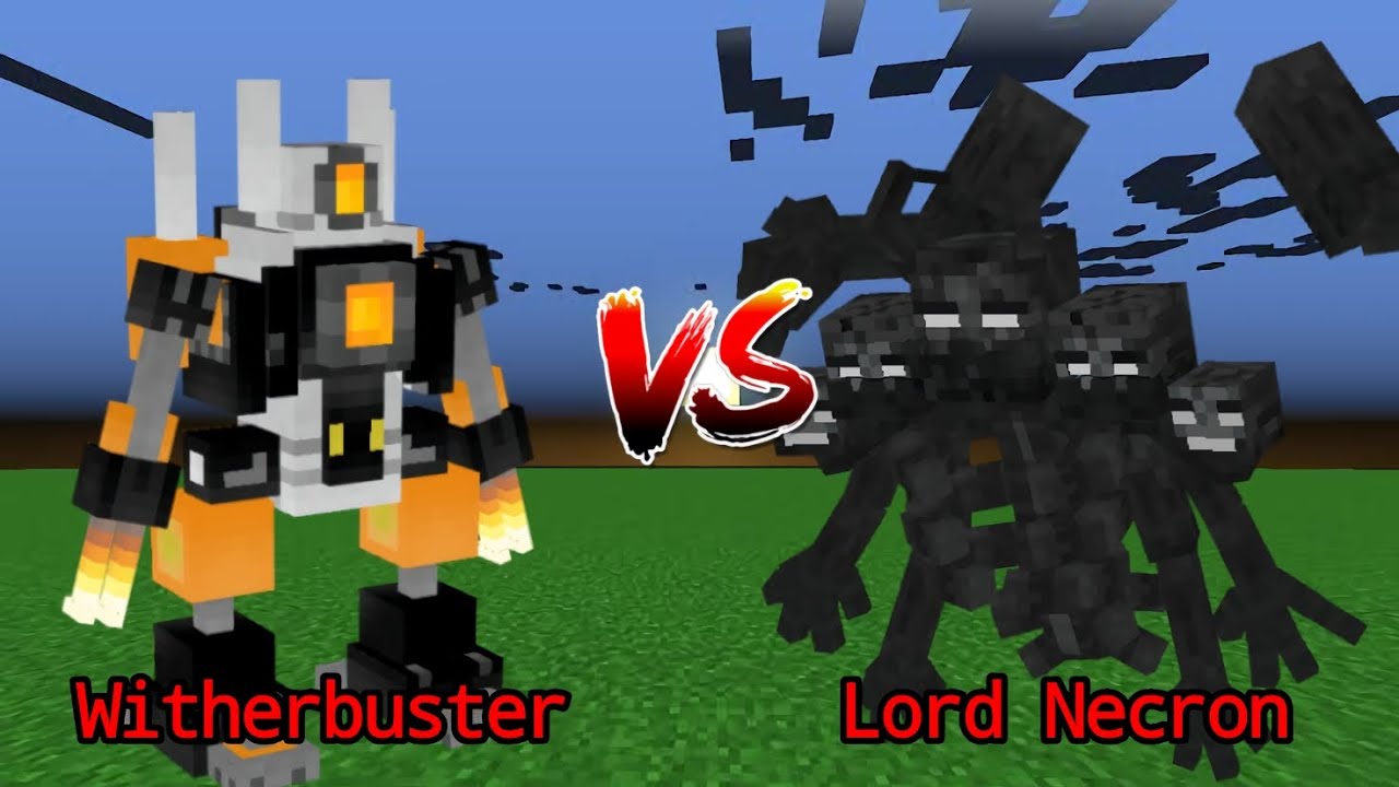 Witherbuster vs Lord Necron | Minecraft Mob Battle - YouTube