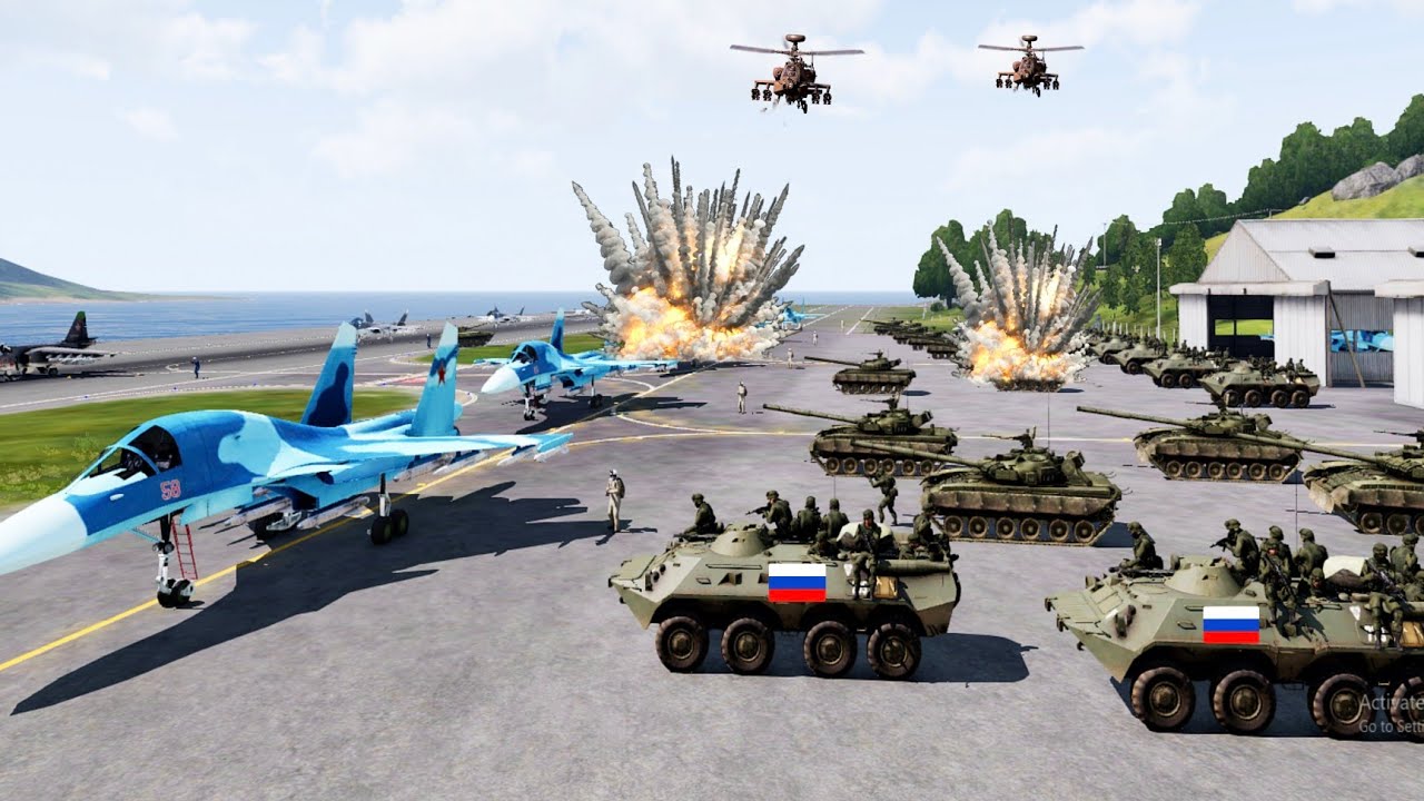 For the first time, the US ATTACKED a Russian military base to help ...