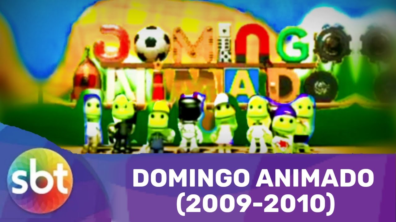 [MONTAGEM MINHA] Abertura: Domingo Animado (2009-2010) | @sbt - YouTube