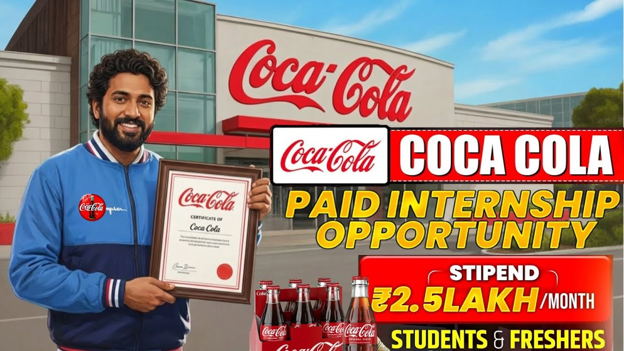 Coca-Cola Internship for Freshers 2026 | Any Graduate Can Apply ...