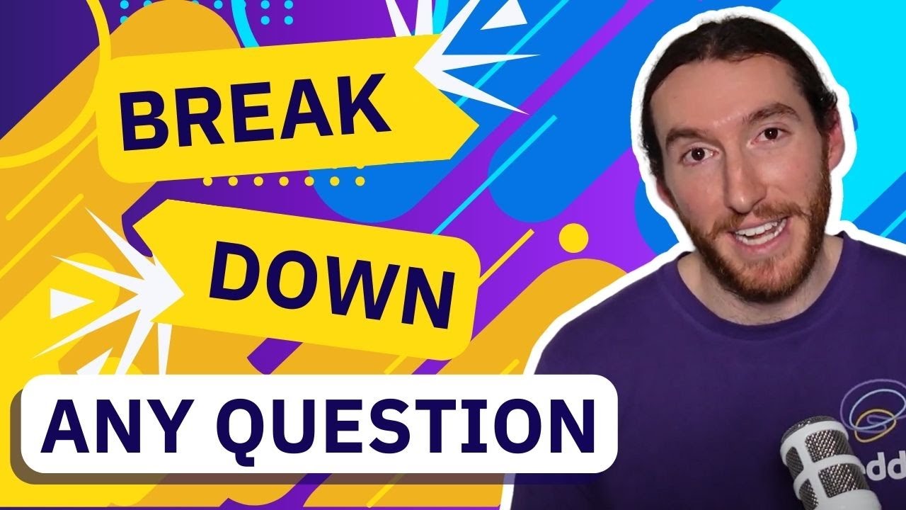 HOW to BREAK DOWN ANY ENGLISH QUESTION - YouTube