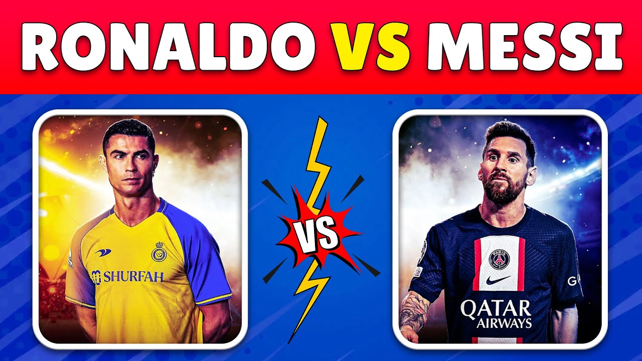 GUESS THE REAL GOAT STATS | RONALDO VS MESSI | RONALDO THE REAL GOAT ...