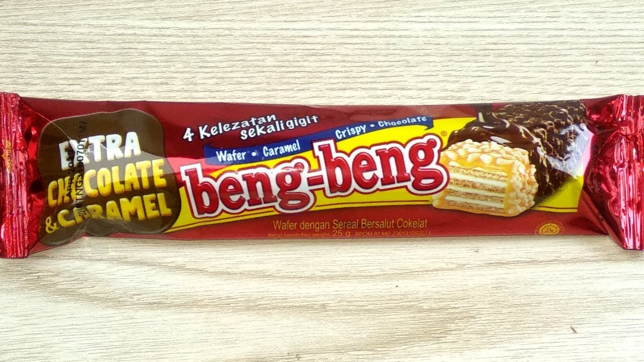 bengbeng wafer caramel crispy chocolate 🍪 - YouTube