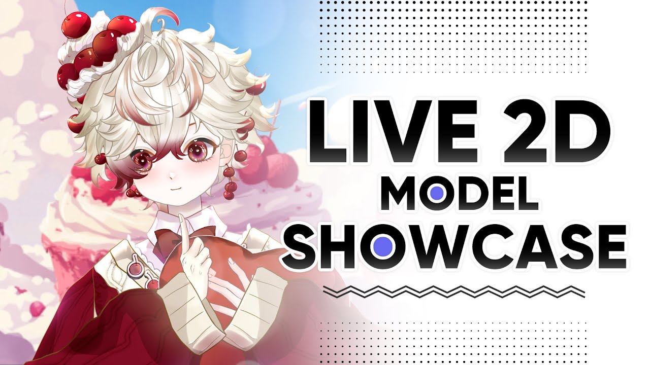 【Live2D Model Showcase】Cherry Cake VTuber Model 【Live2Dモデル】 - YouTube