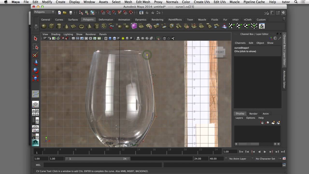 Maya Tutorial - Modeling to Scale - Pt 3/3 - Modeling in Maya - YouTube