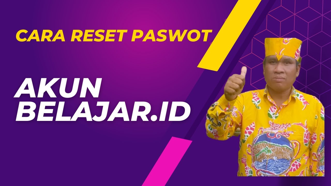 Cara Reset Paswot Akun Belajar id di Domain Admin Belajar.id - YouTube