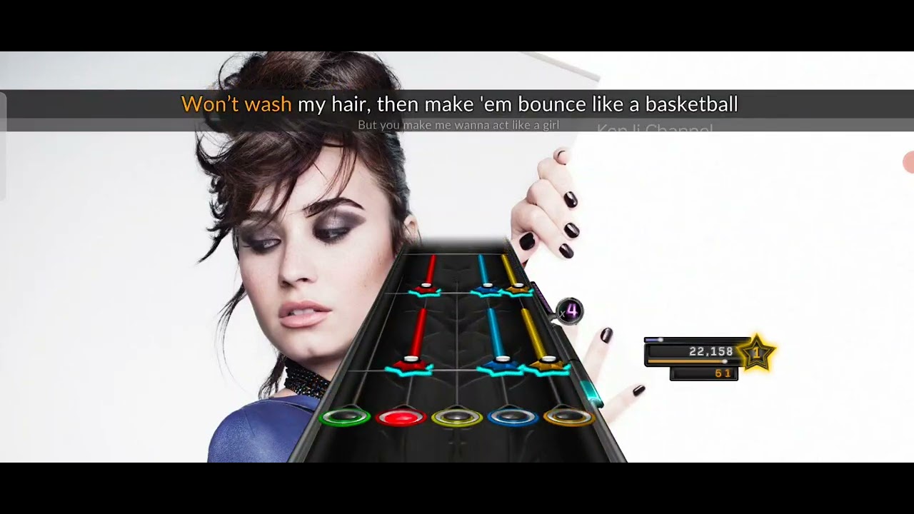 Demi Lovato - Heart Attack "Chart Clone Hero" - YouTube