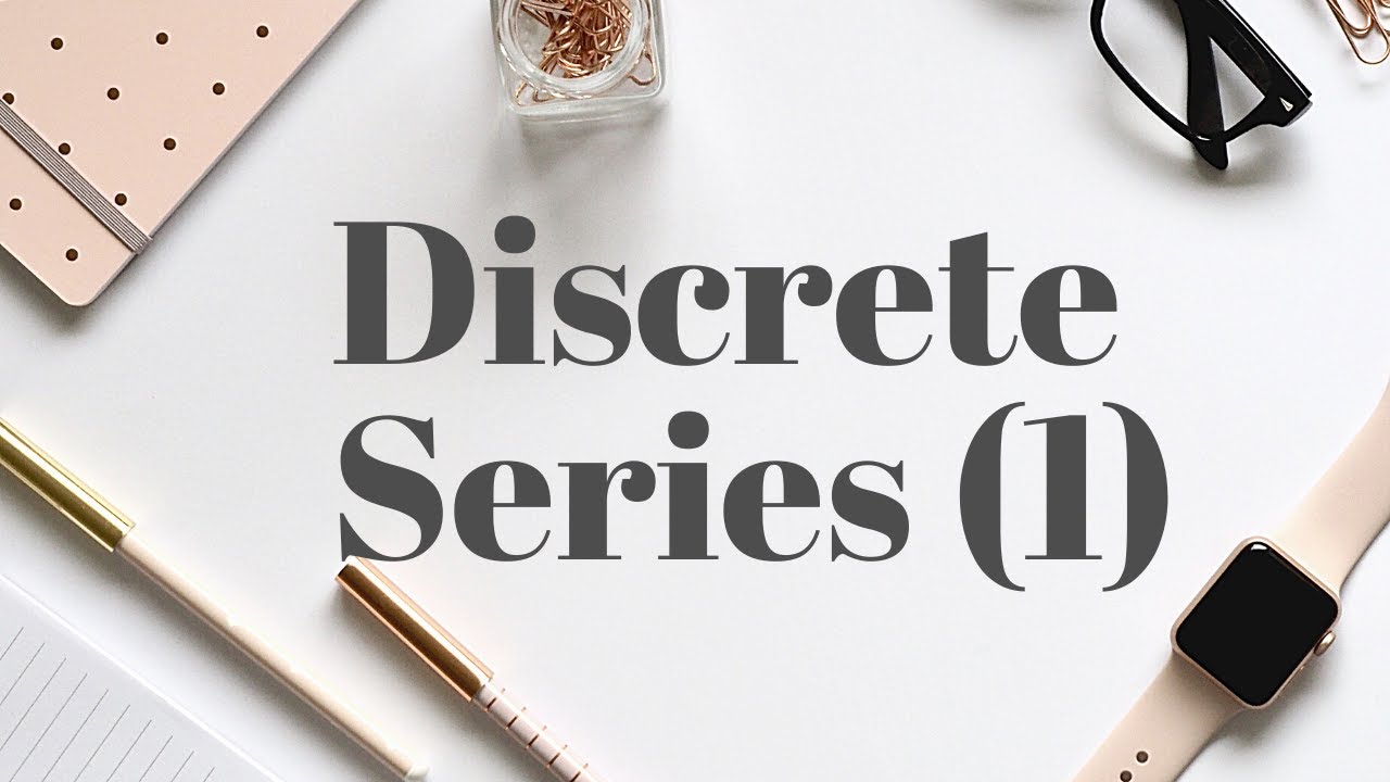 ARITHMETIC MEAN| DISCRETE SERIES WITH DIRECT METHOD | MATHEMATICS ...