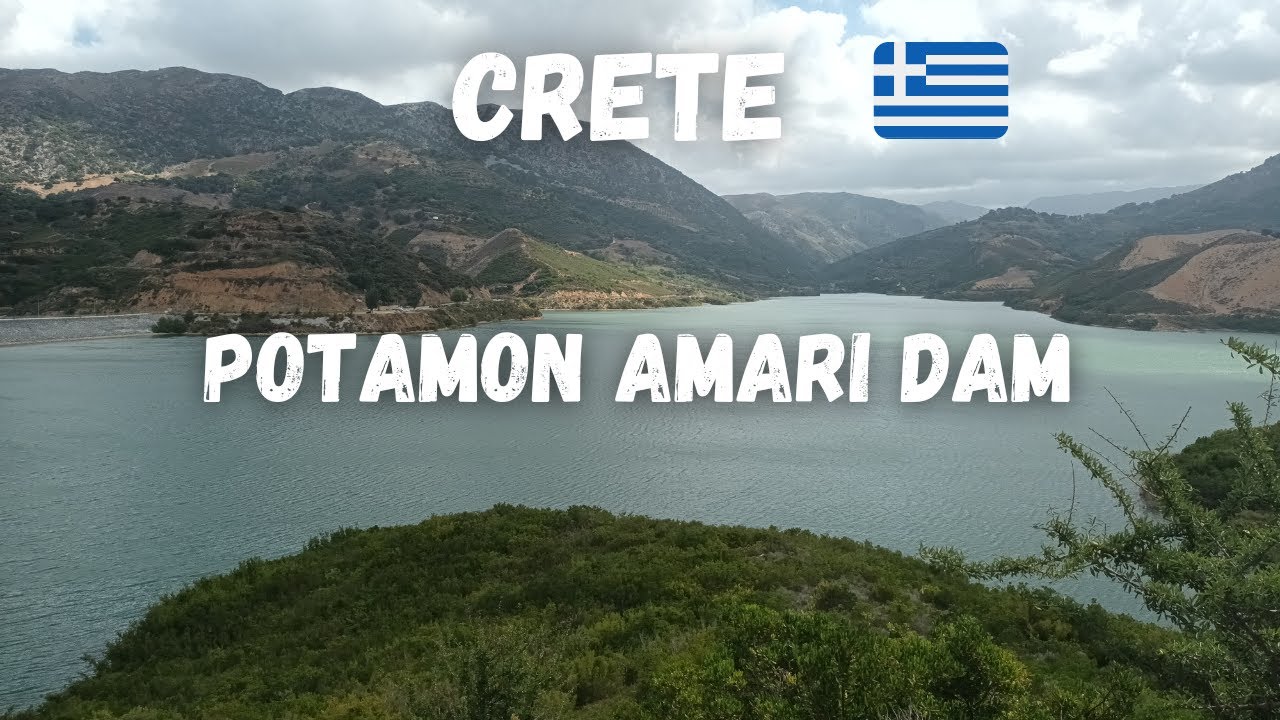 Que voir en Crète le superbe lac de Potamon Dam ses paysages et sa ...