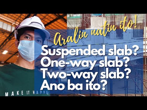 Paano basahin ang plano ng suspended slab, one-way slab, two-way slab ...