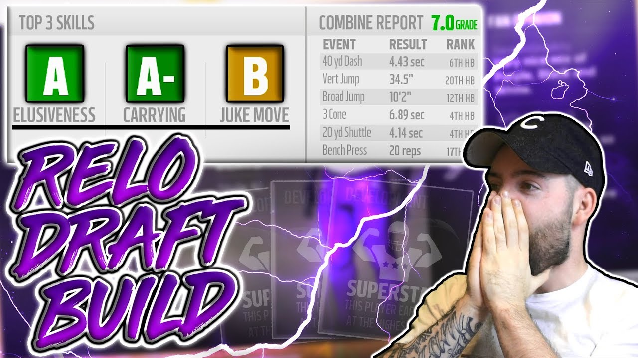 EVERY TEAM SLEPT ON THIS RUNNING BACK! (Madden 18 Relo Draft Build Pt. 2) - YouTube