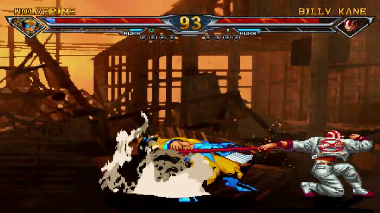 Mugen: Wolverine Vs. Billy Kane - YouTube