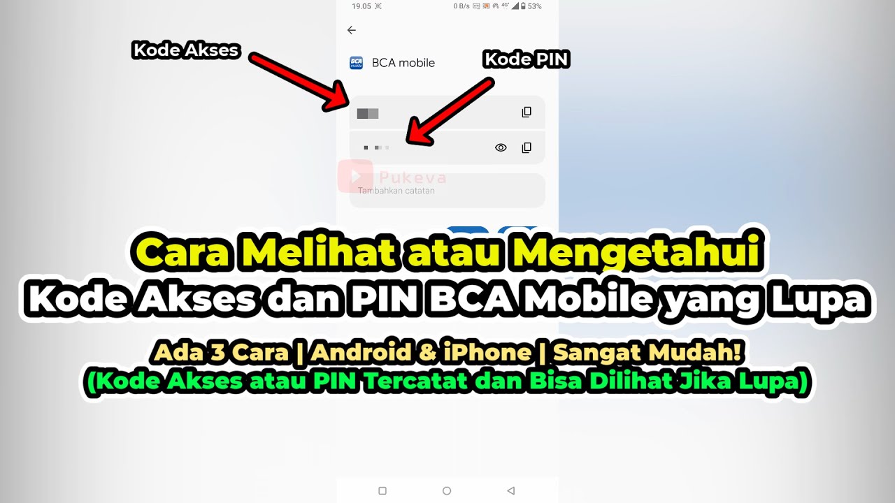 3 Cara Melihat atau Mengetahui Kode Akses dan PIN BCA Mobile yang Lupa ...