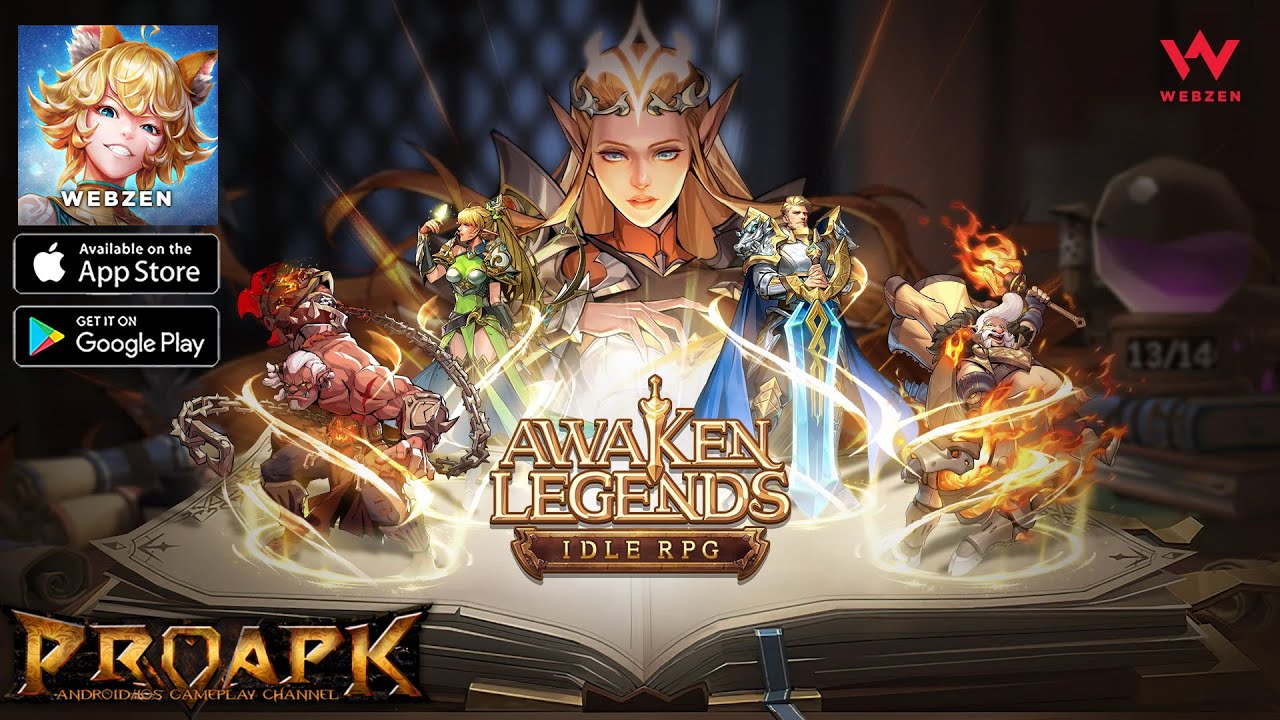 Awaken Legends: Idle RPG Gameplay Android / iOS (by Webzen) - YouTube