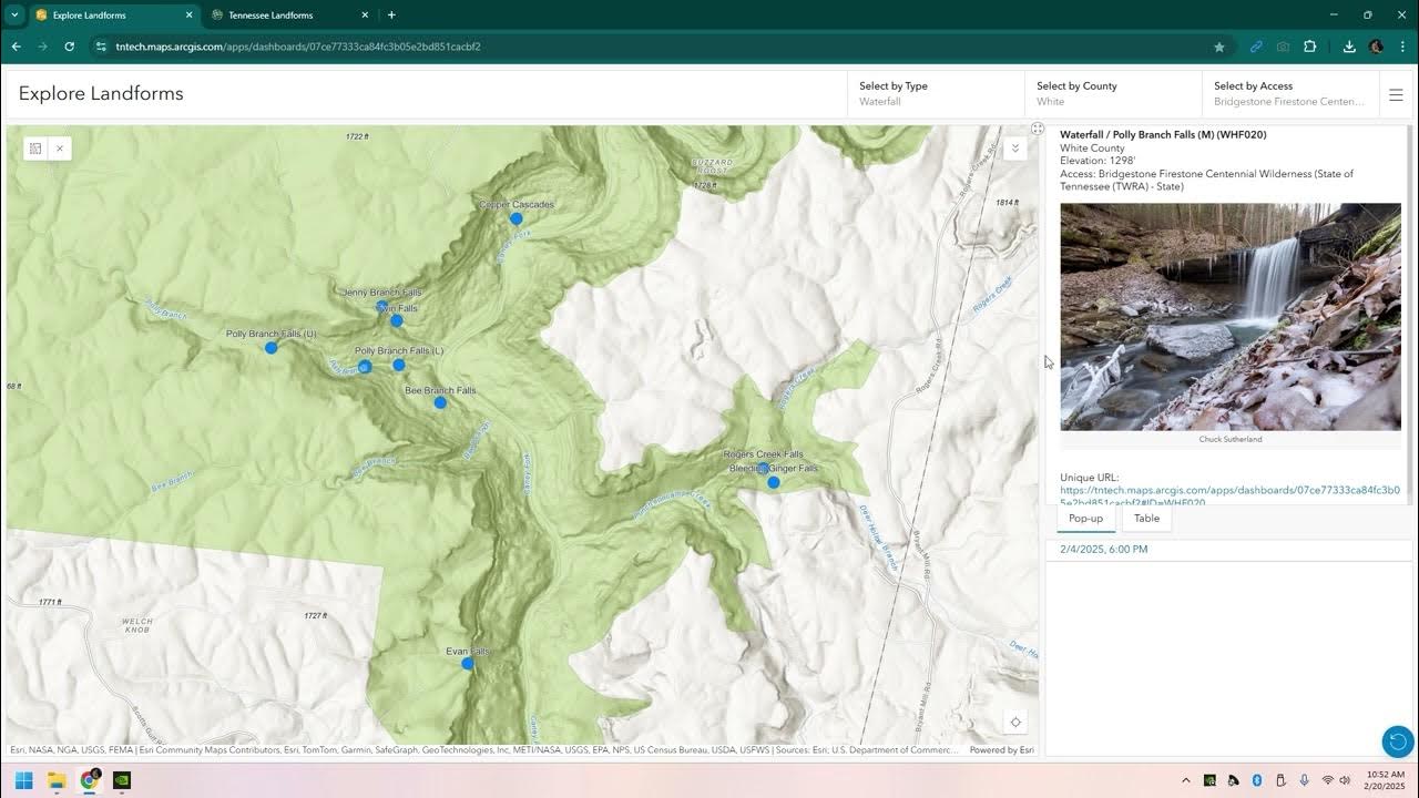Explore Landforms tool - YouTube