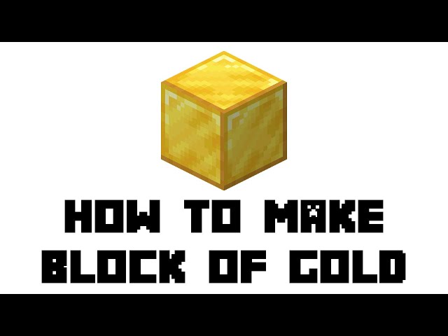 Minecraft Blocks Gold