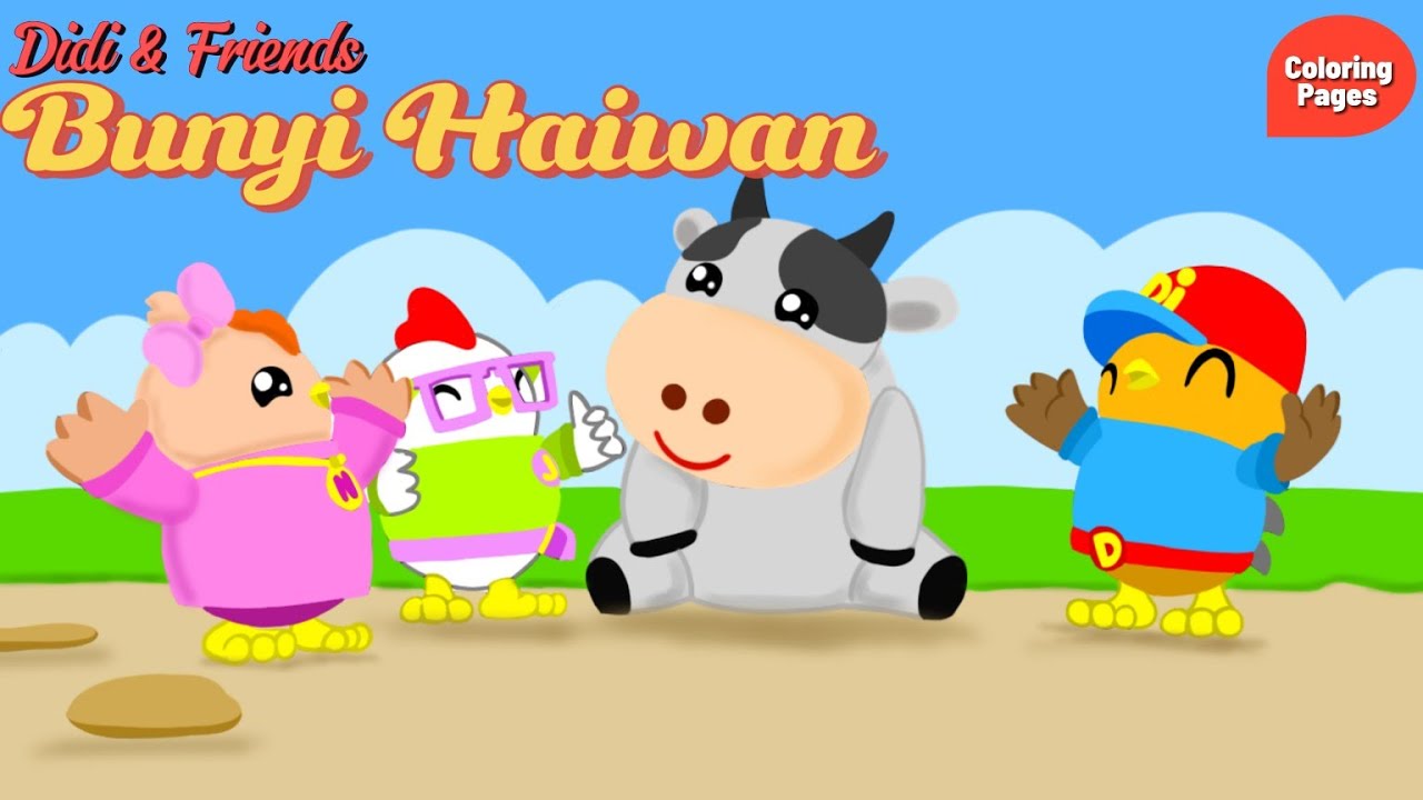 Didi and Friends Bunyi Haiwan | Lagu Baru Didi | Menggambar dan ...