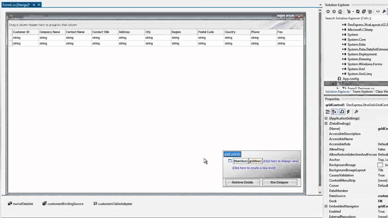 WinForms Data Grid Binding to Data - YouTube