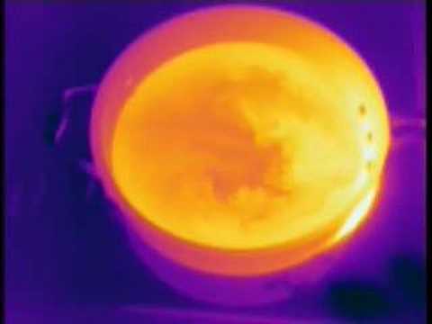 Boiling a watched pot (in thermal infrared!) - YouTube