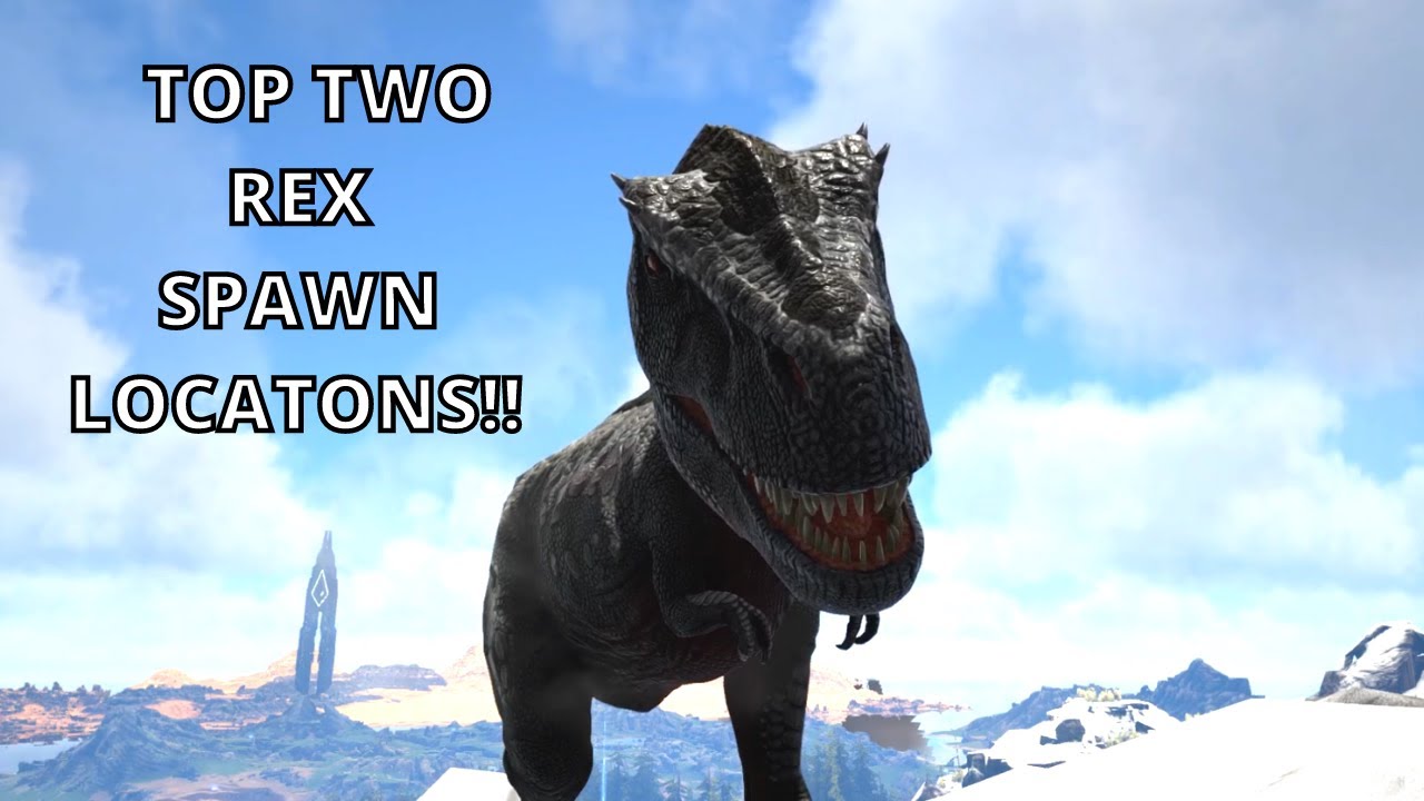 Top Two Rex Spawn Locations | ARK Lost Island - YouTube