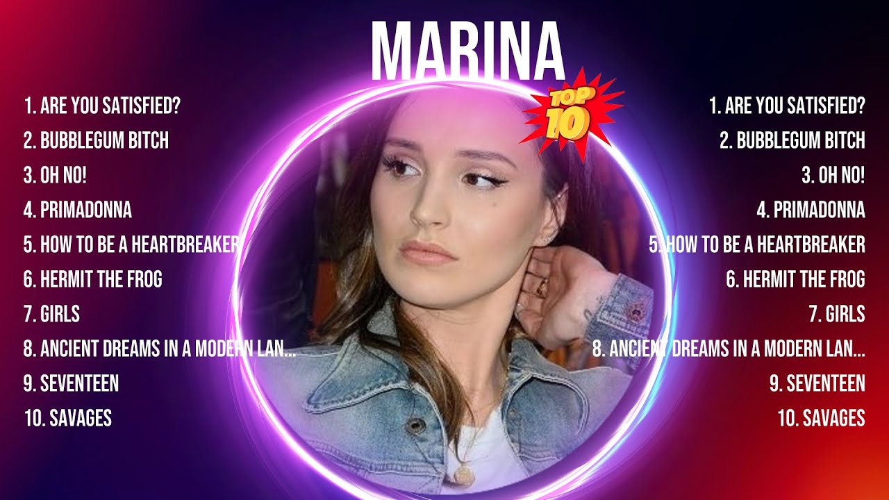 MARINA 2024 MIX ~ Top 10 Best Songs ~ Greatest Hits ~ Full Album - YouTube
