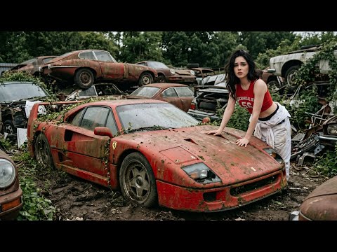 ASMR Car Restoration | 1987 Ferrari F40 (Rosso Corsa) | From Abandoned to Showroom Icon