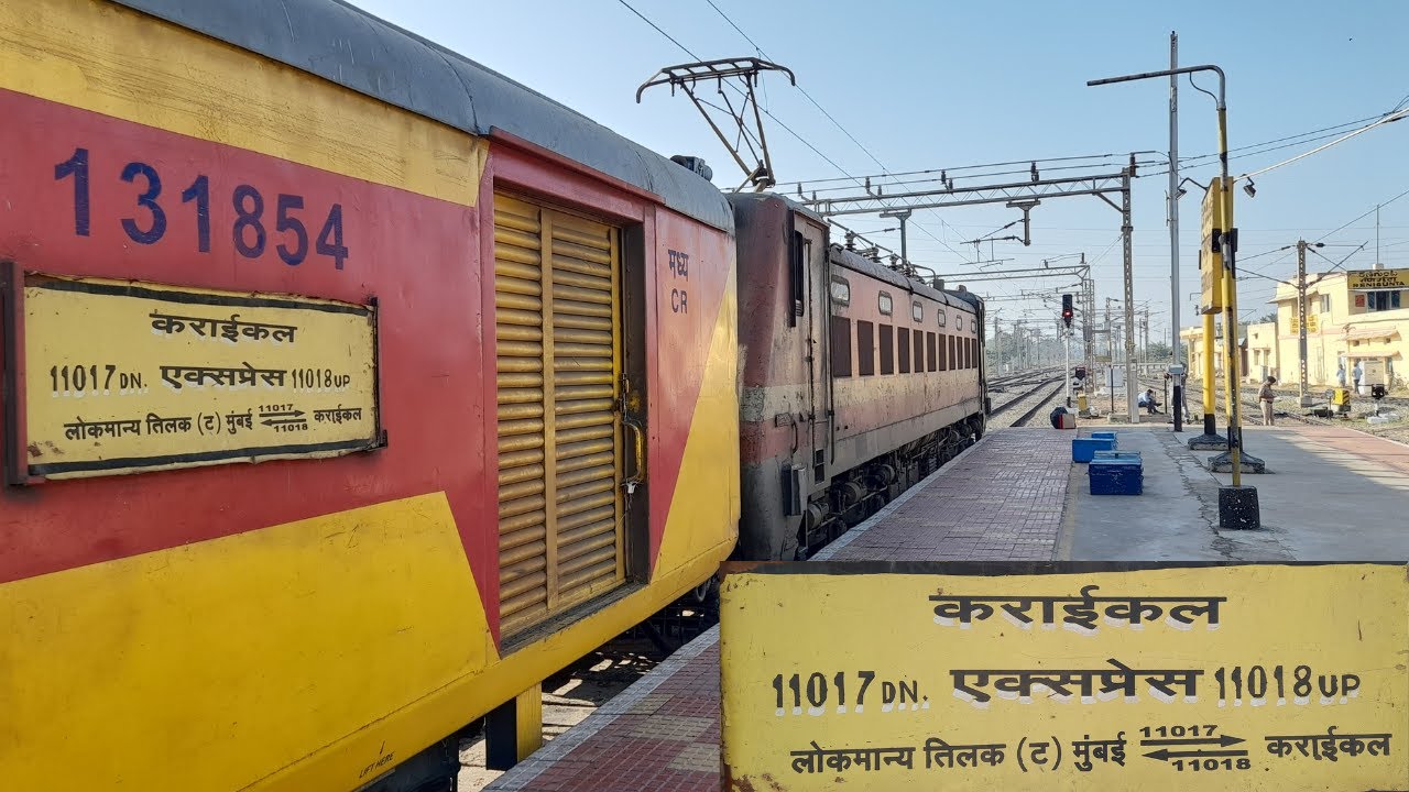 JOURNEY IN 11017 || LTT KARAIKAL EXPRESS || FROM PUNE TO RENIGUNTA ...