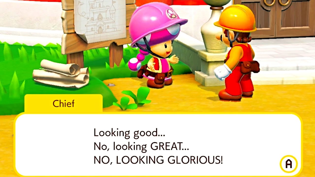 Super Mario Maker 2 Story Mode 100% All Jobs #7 👷 West Hall 2F - YouTube