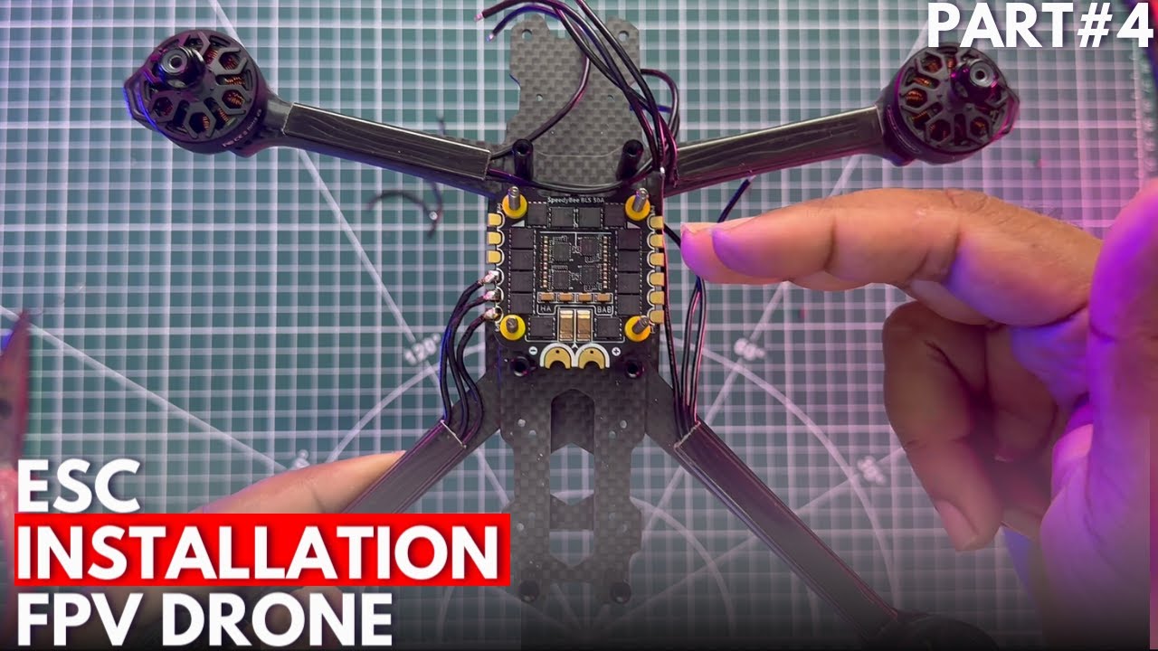 How to Make FPV Drone Beginner Guide???🎯 | ESC Assembly | Part-4 - YouTube