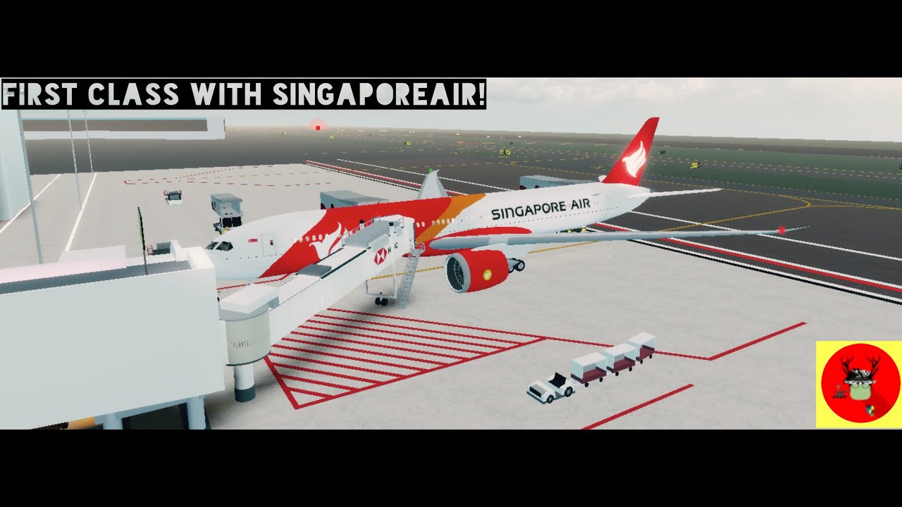 ROBLOX | Flying FIRST CLASS with SingaporeAir! - YouTube