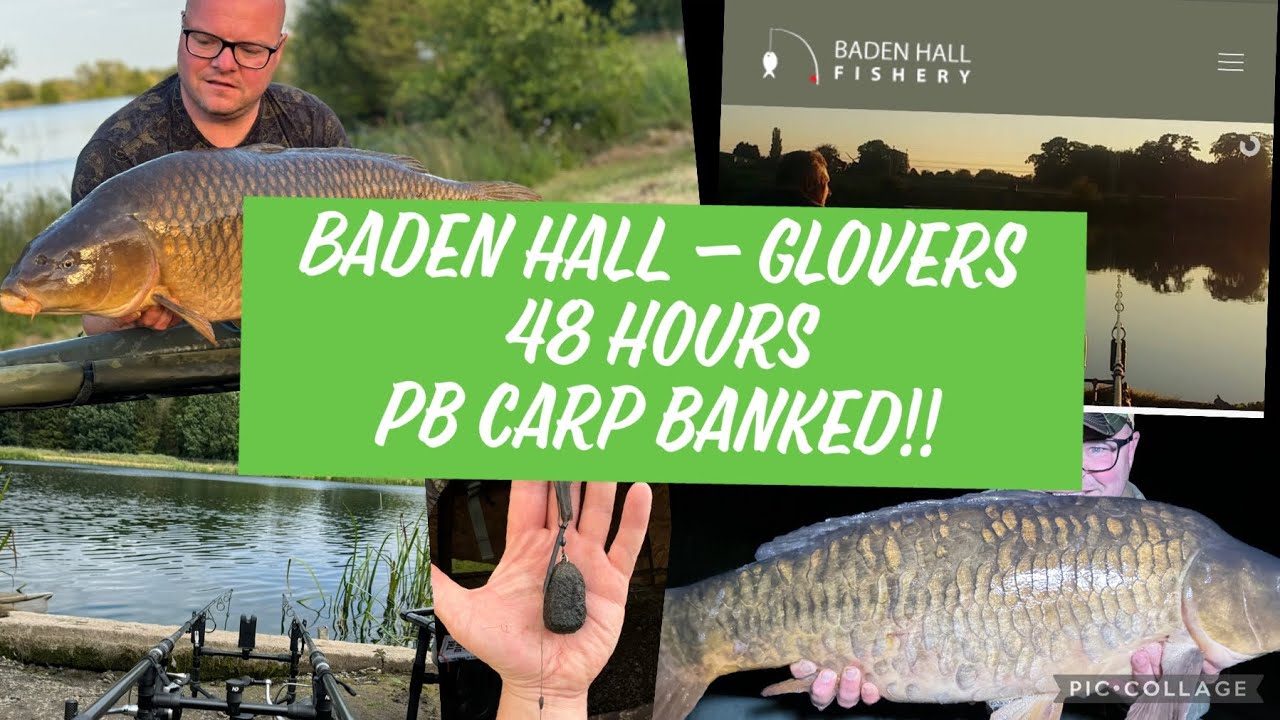 Carp fishing session at Baden Hall fishery, Glovers lake. I show you ...