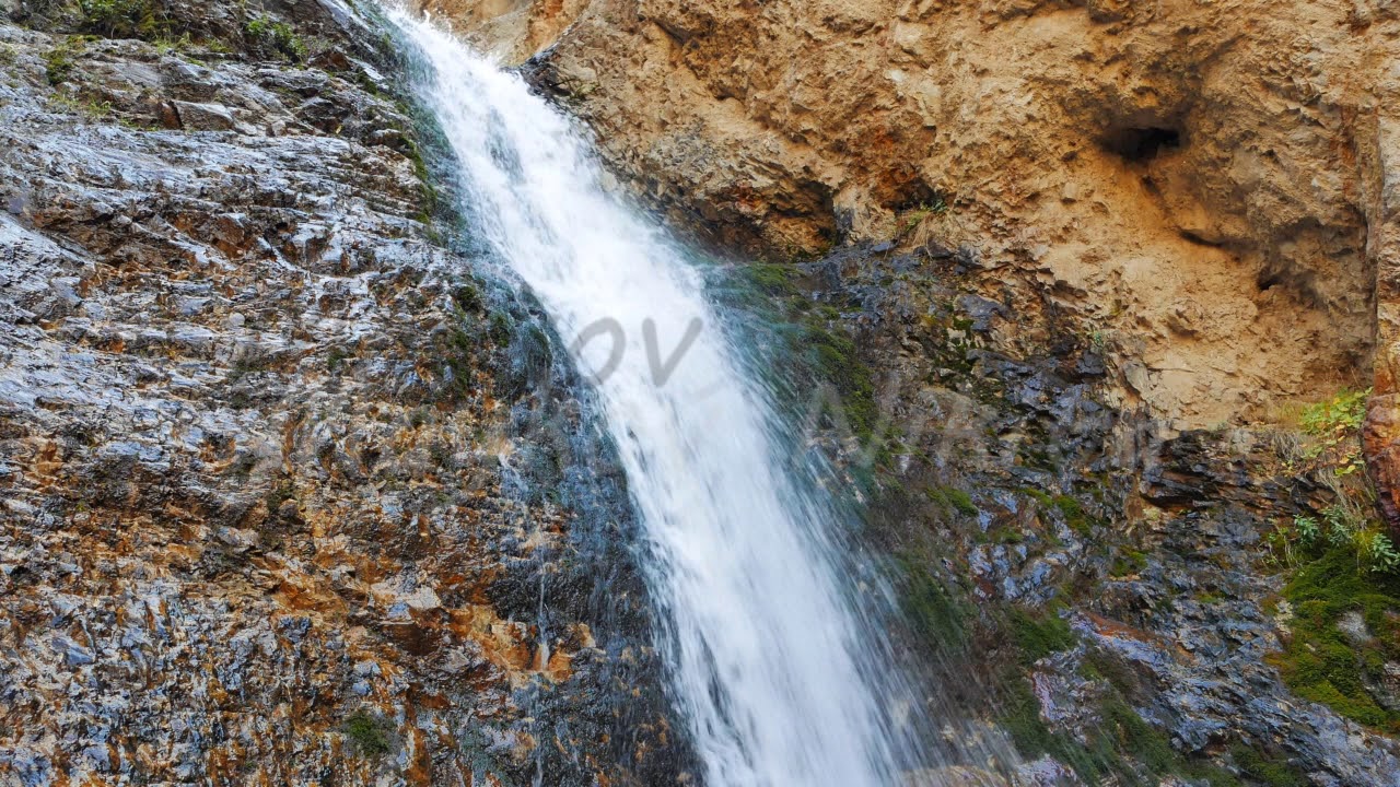 The first waterfall in the valley of the Issyk-Ata, Kyrgyzstan - YouTube