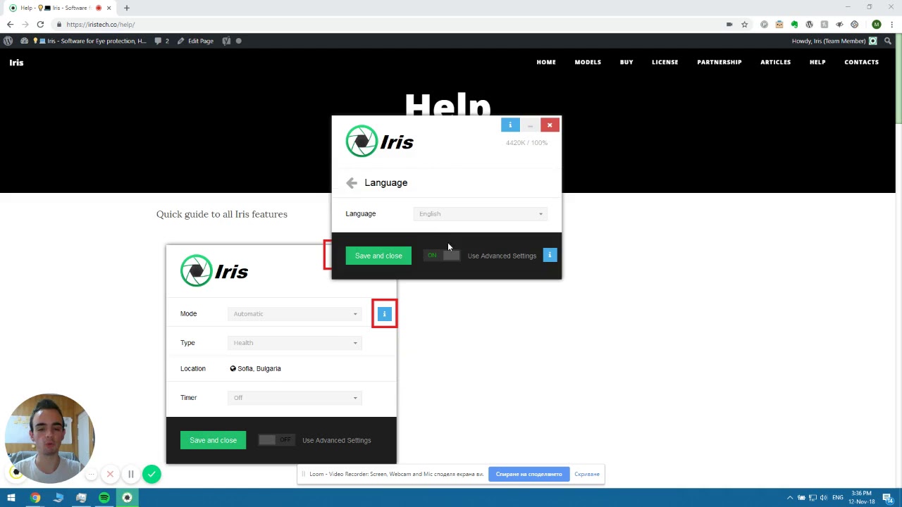 How to change Iris language (12.11.2018) - YouTube
