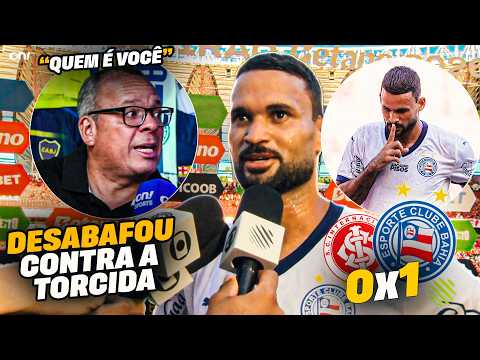 WILLIAN JOSE MANDOU A TORCIDA CALAR A BOCA 👀 RESPOSTA DE MARCIO MARTINS - INTER 0 X 1 BAHIA