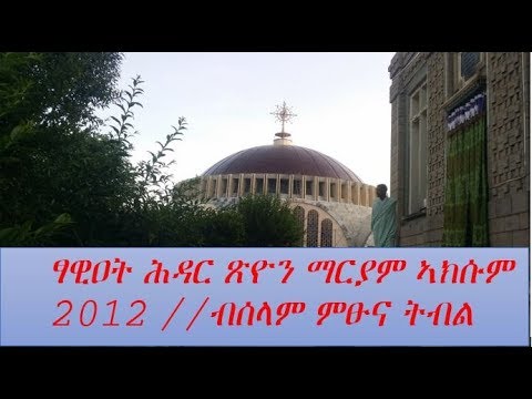 axum tsion /2012 ፃዊዐት ሕዳር ጽዮን ማርያም ኣክሱም ///hdar tsion axum maryam 2012 ...