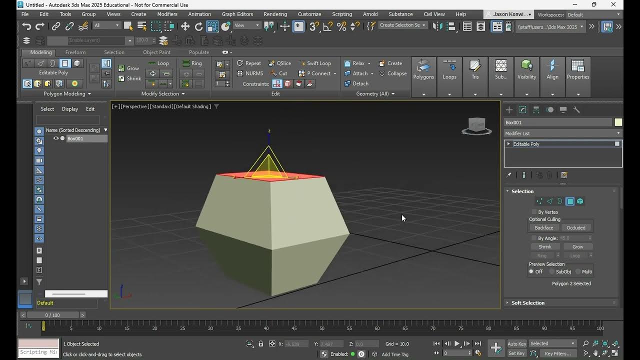 3.1a Modeling with Editable Polygons Park Bench 3DS Max 2025 - YouTube