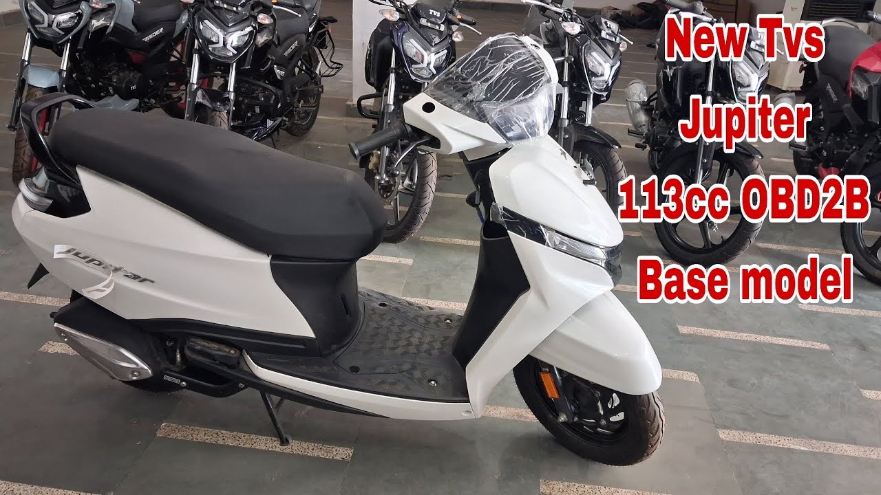 New 2025 Tvs Jupiter 113cc OBD2B Base model Full details review better ...