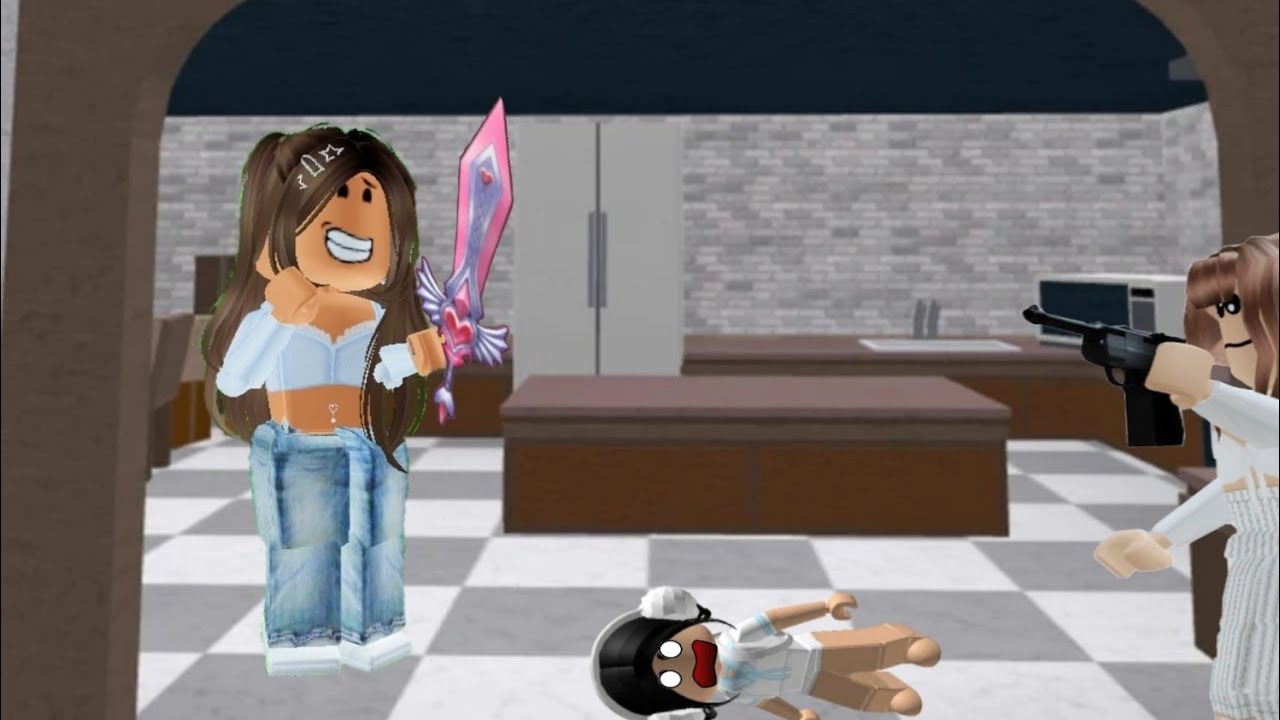 mm2 but I have to stay in the room I spawned in! - YouTube