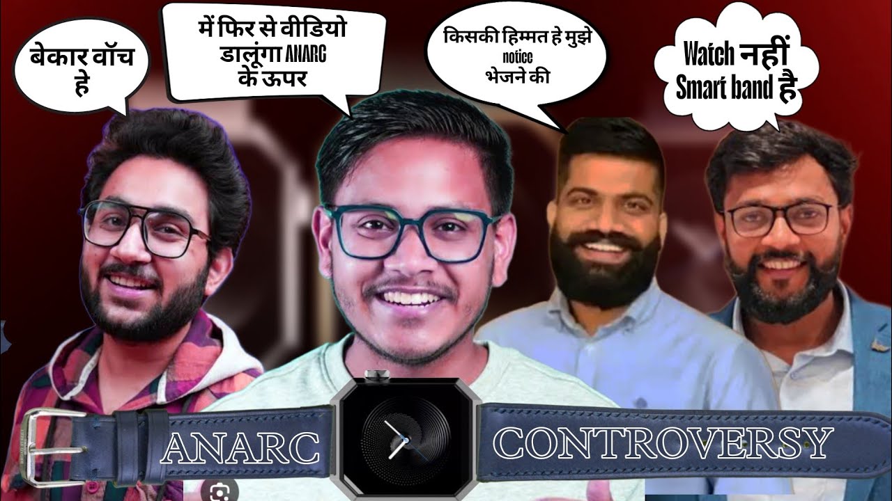 Technical Guruji Kya Bola Anarc Watch ke uper |Tech burner send legal Notice Agents rohit raj ...