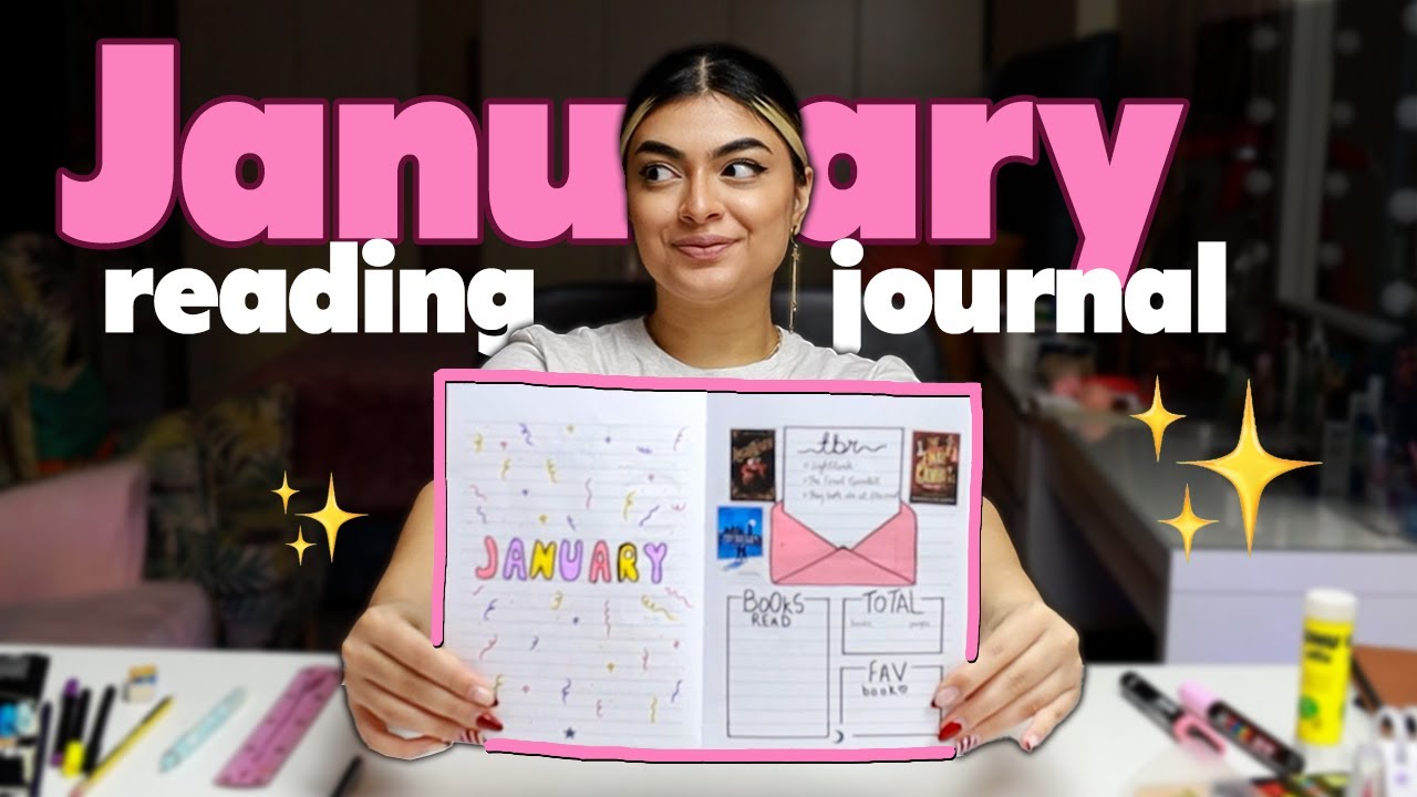 Start a January READING JOURNAL With Me 📖 | Easy newbie reading journal ...