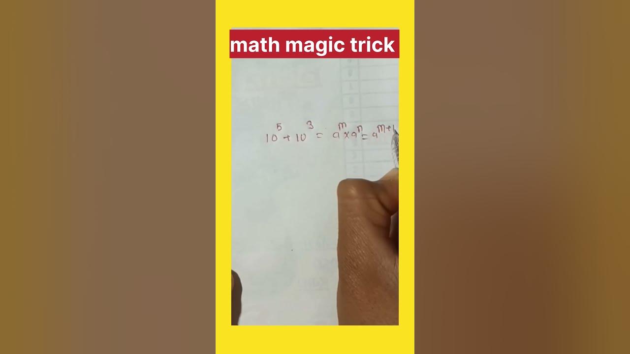 math magic trick || math short trick #viral #youtubeshorts #trending # ...