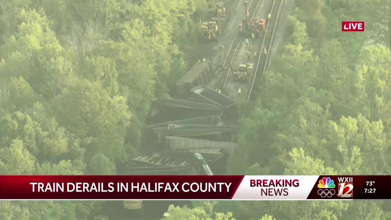 Train derailment in Halifax County cancels Amtrak routes in Raleigh and ...