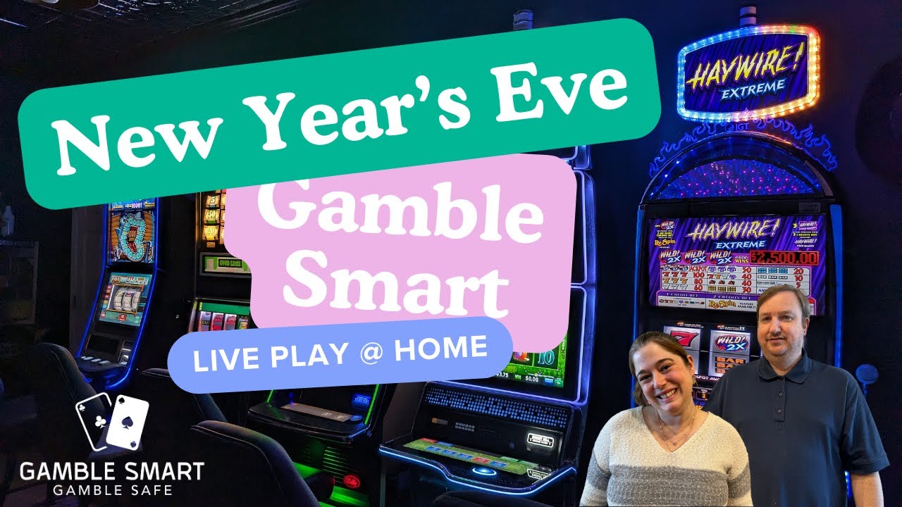 🛑 LIVE Slot Play @ Home | Bring in the New Year's with Gamble Smart ...